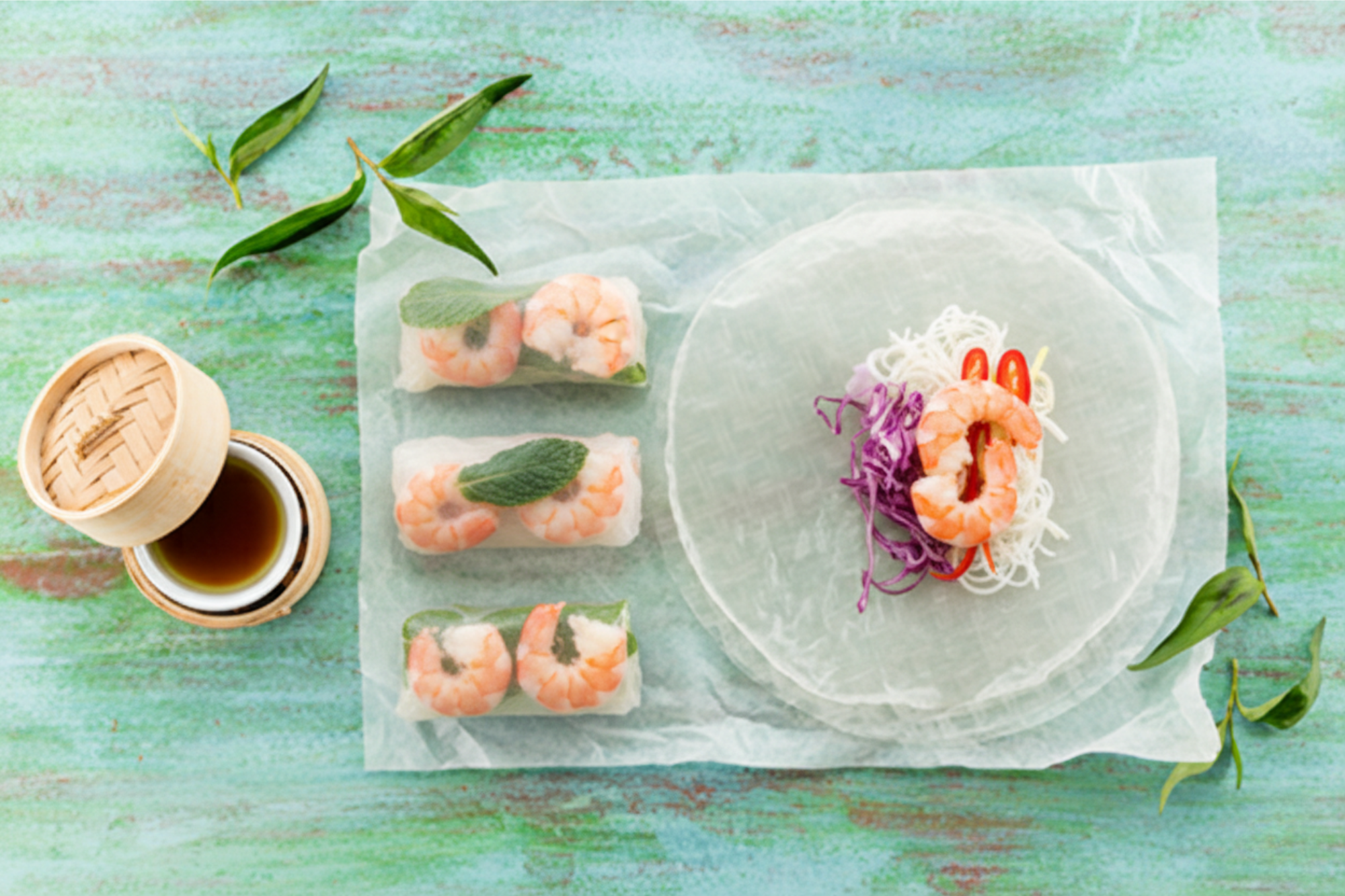 Ebi Prawn Rice Paper Rolls