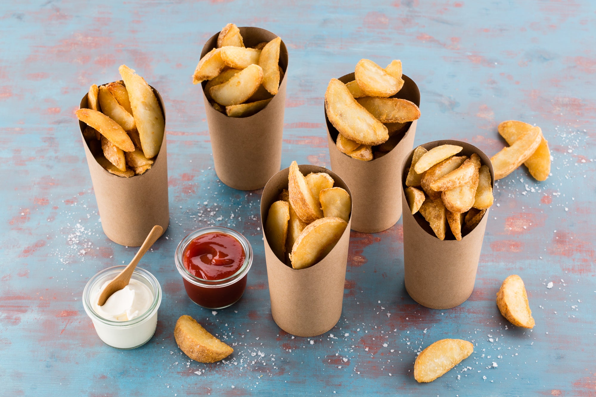 Wedges in a Cup - VEG