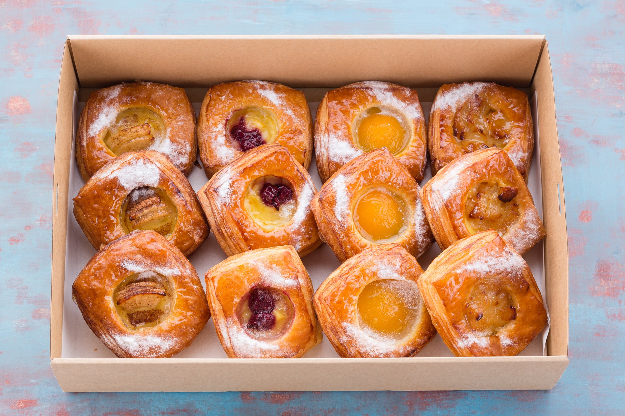 Mini Danish Pastries in a Box